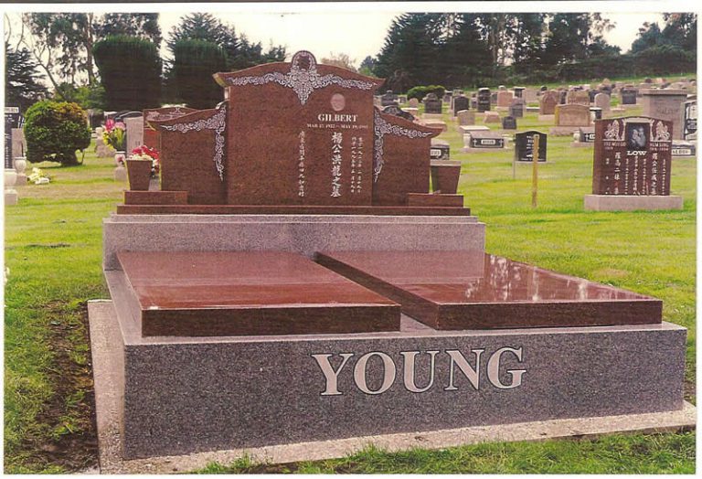 Asian Headstones, Gravestones, Memorials | Bay Area, San Francisco, San ...
